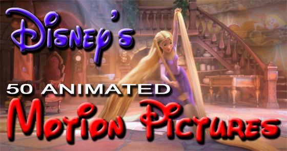 Walt Disneys Count Up To Their 50th Animated Motion Picture Tangled We Are Movie Geeks 