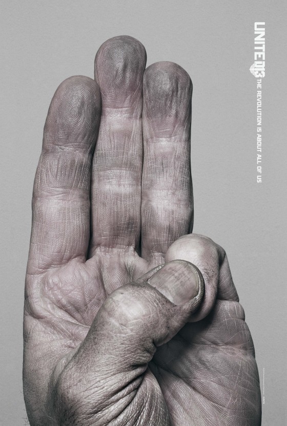 THE HUNGER GAMES: MOCKINGJAY - PART 2 Three Finger Salute UNITE Debuts ...