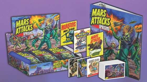 Topps' New Licensed MARS ATTACKS Card Set from SideKick Lab Funds on ...