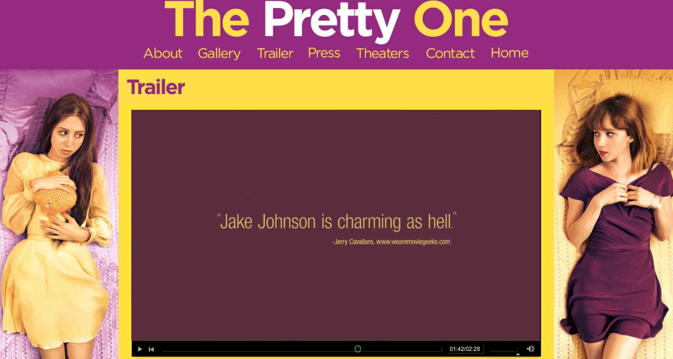 THE PRETTY ONE Trailer Is Charming As Hell - We Are Movie Geeks