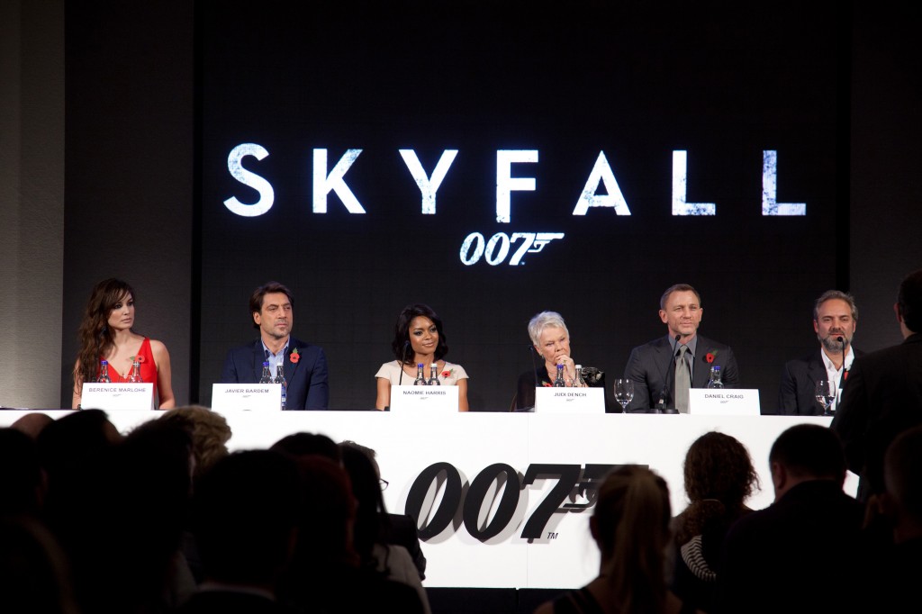 JAMES BOND 23's SKYFALL Logo, Press Conference Photos & Official Press ...