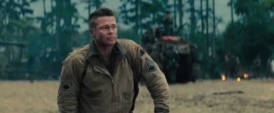 Brad Pitt Is Featured In Striking First Poster For FURY - We Are Movie ...